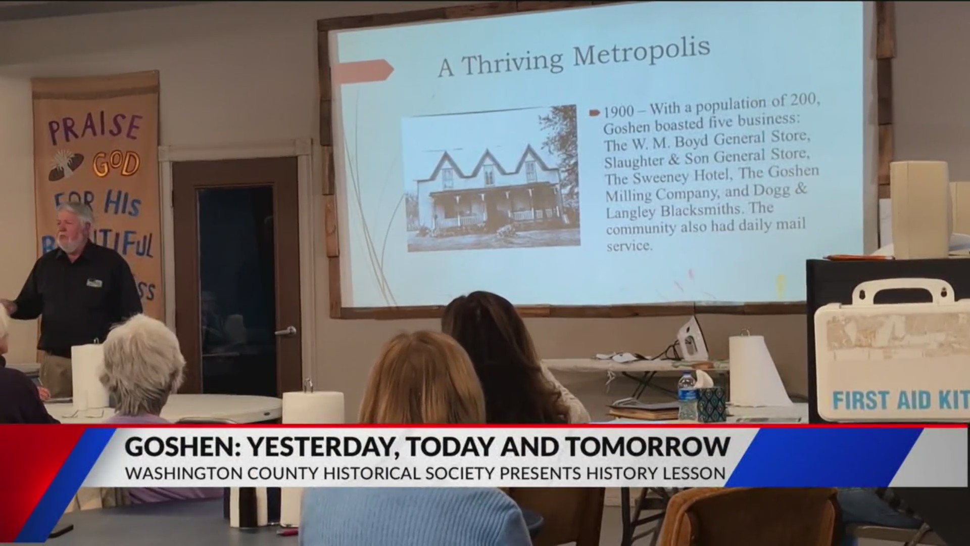 Washington Historical Society presents Goshen history lesson