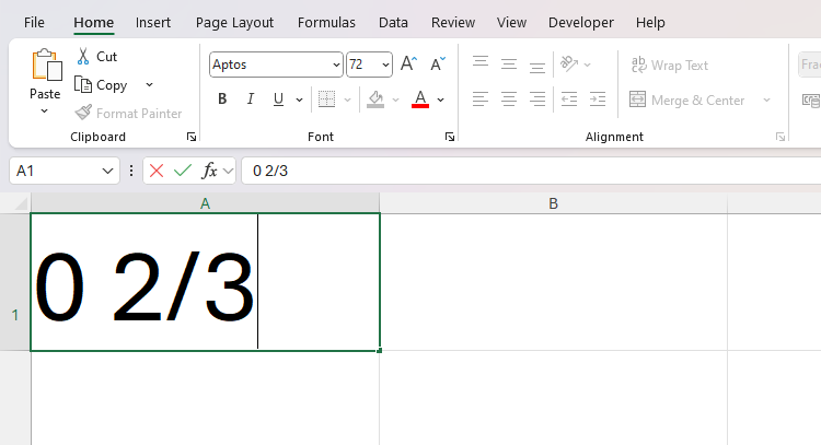 How to Stop Excel From Changing Your Fractions