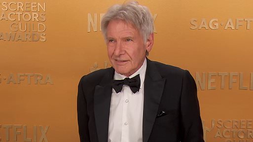 Screen legend Harrison Ford looks dapper on SAG Awards red carpet
