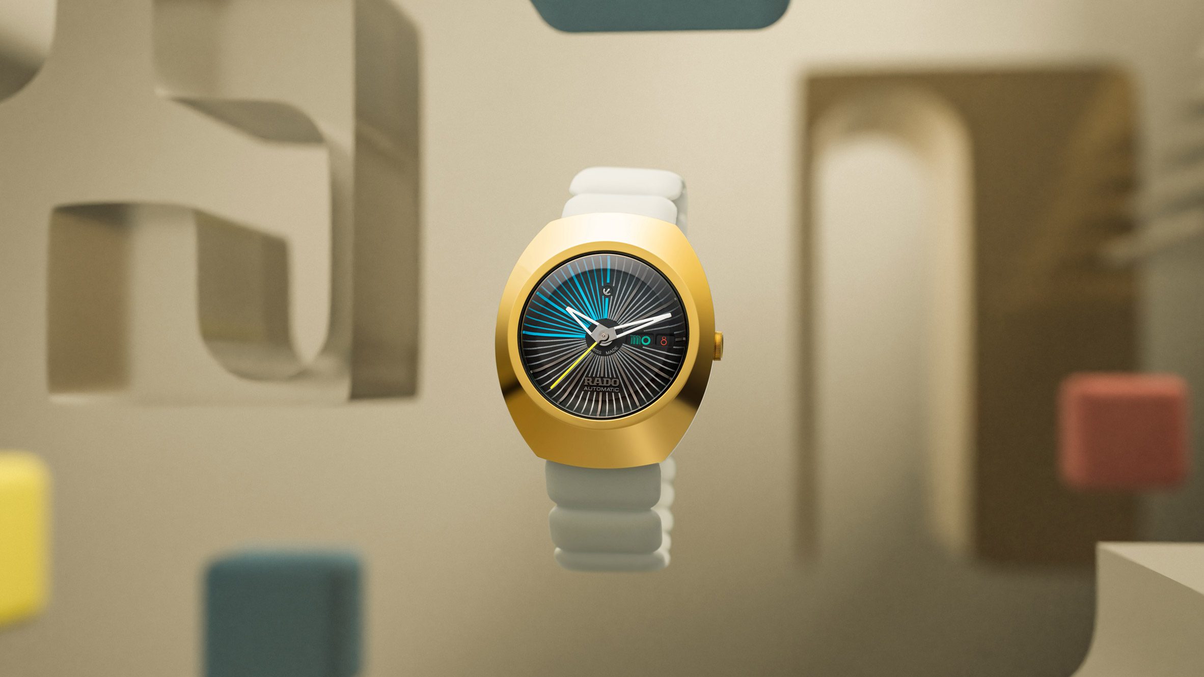 Tej Chauhan's latest Rado watch tells the wearer when it's "party time"