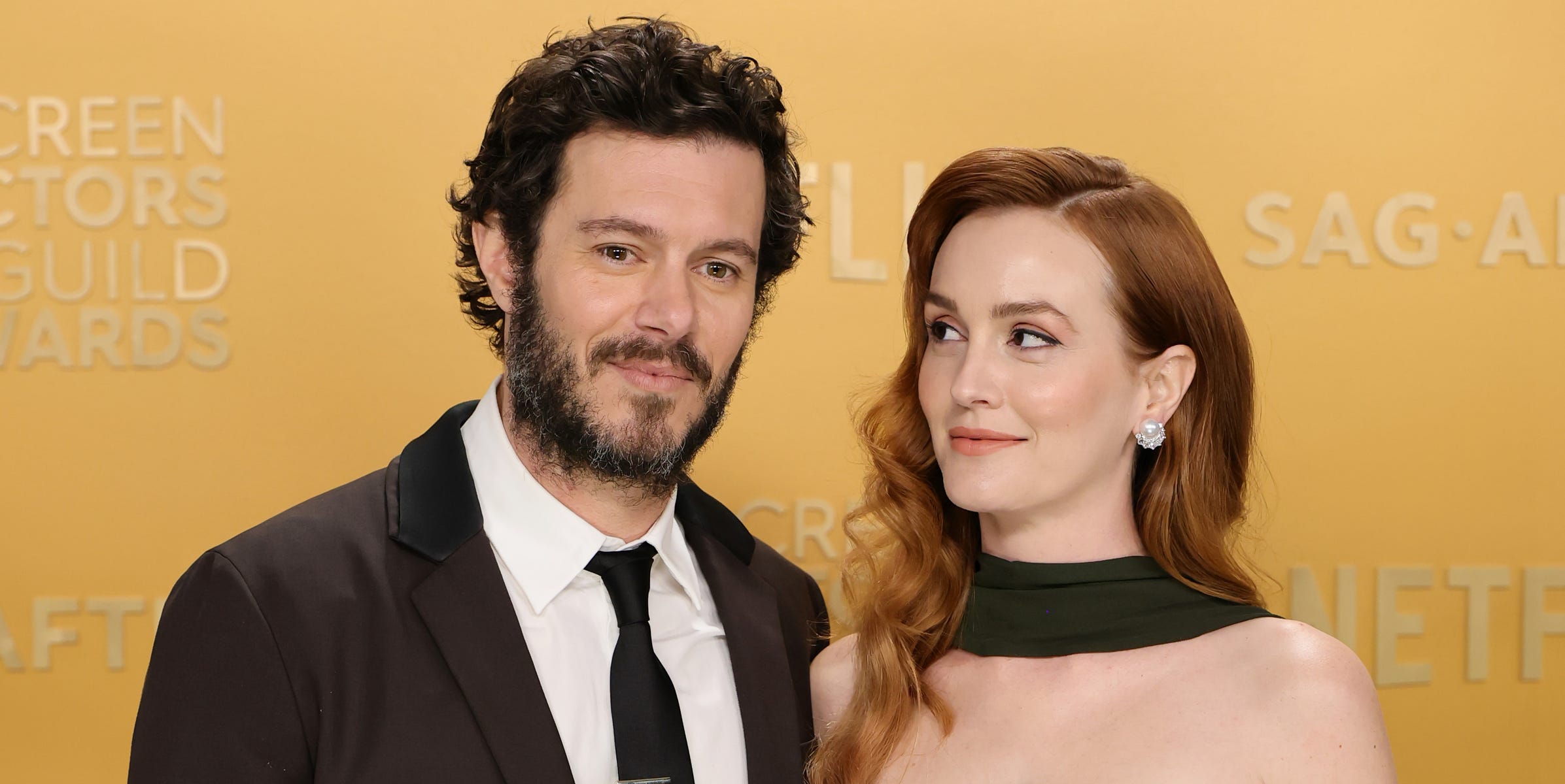 Leighton Meester Wows in a Cutout Dress for SAG Awards Date Night With ...