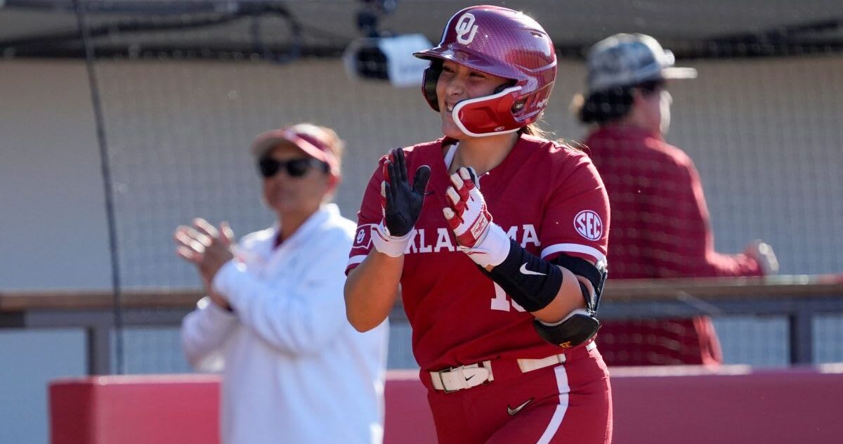 Isabela Emerling, Sam Landry power OU softball to victory