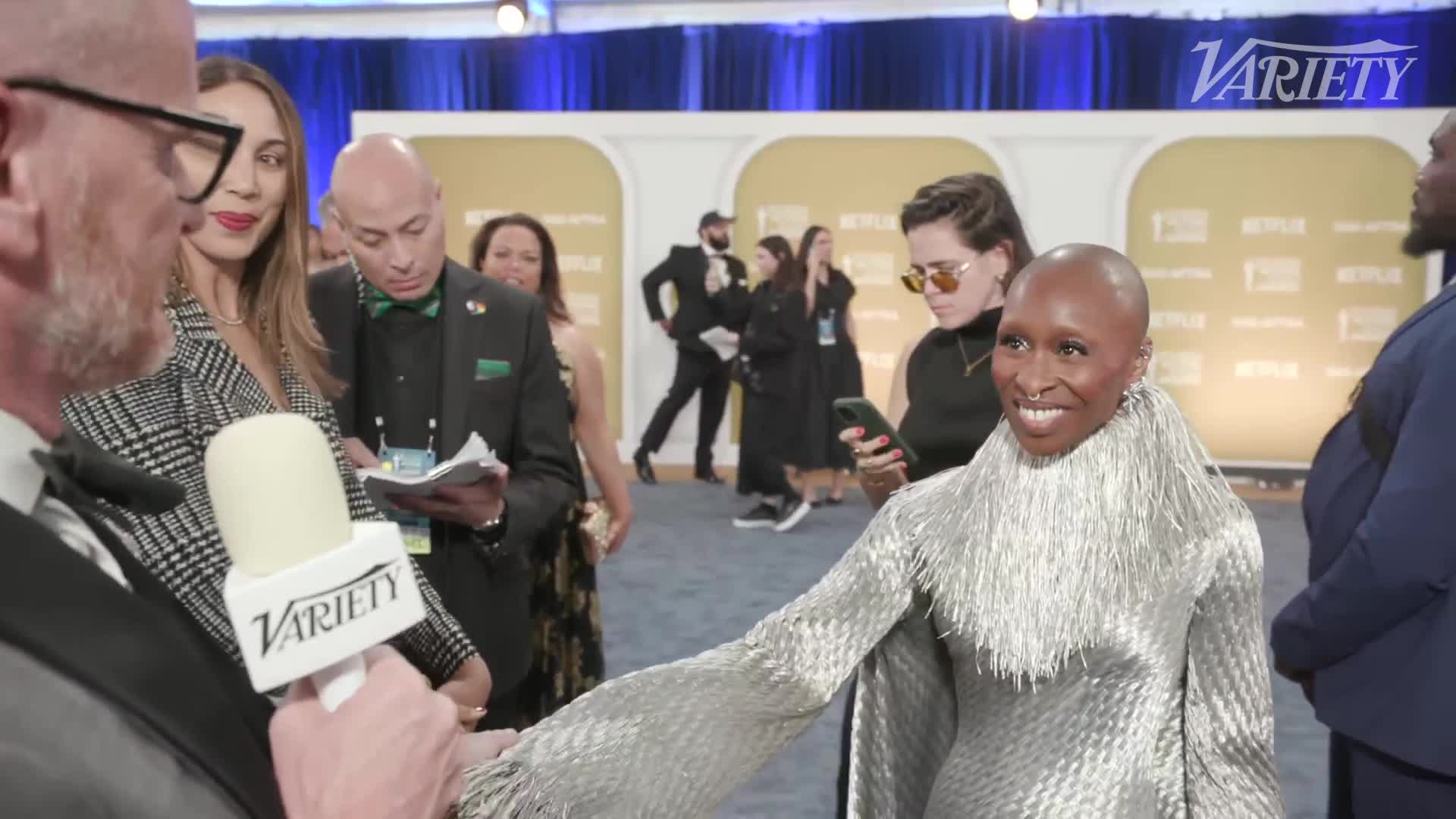 Cynthia Erivo - Full Interview at the Screen Actors Guild Awards