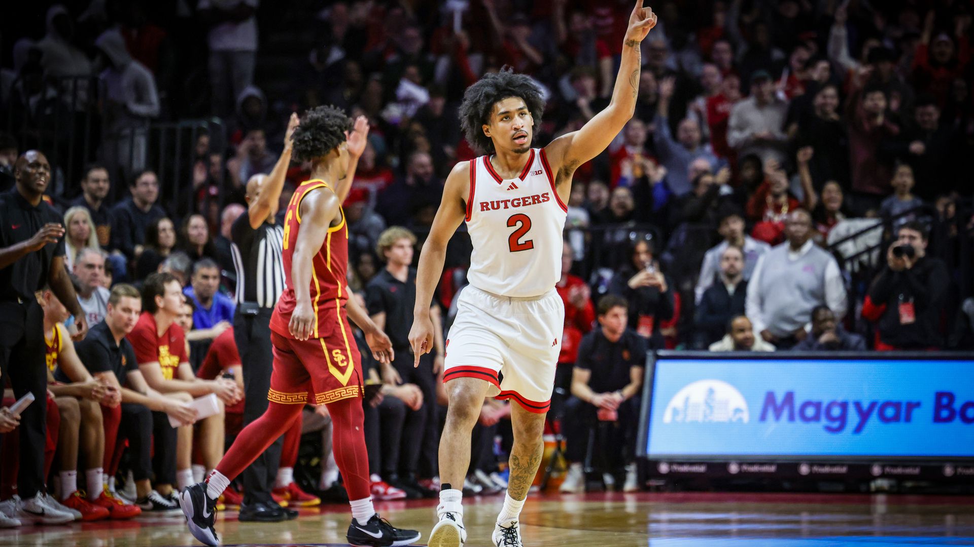 Rutgers Basketball Downs USC 95-85 Behind Dominant Offensive Performance