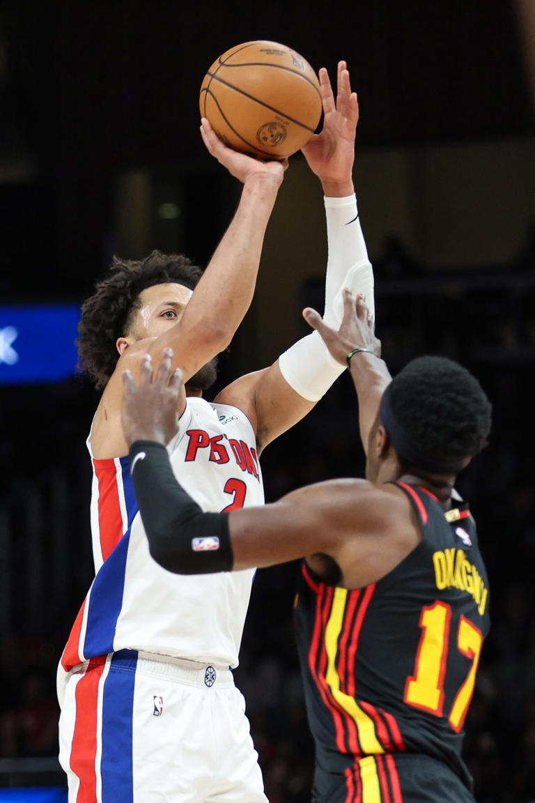 Cade Cunningham dominates as Detroit Pistons outlast Hawks, 148-143 ...