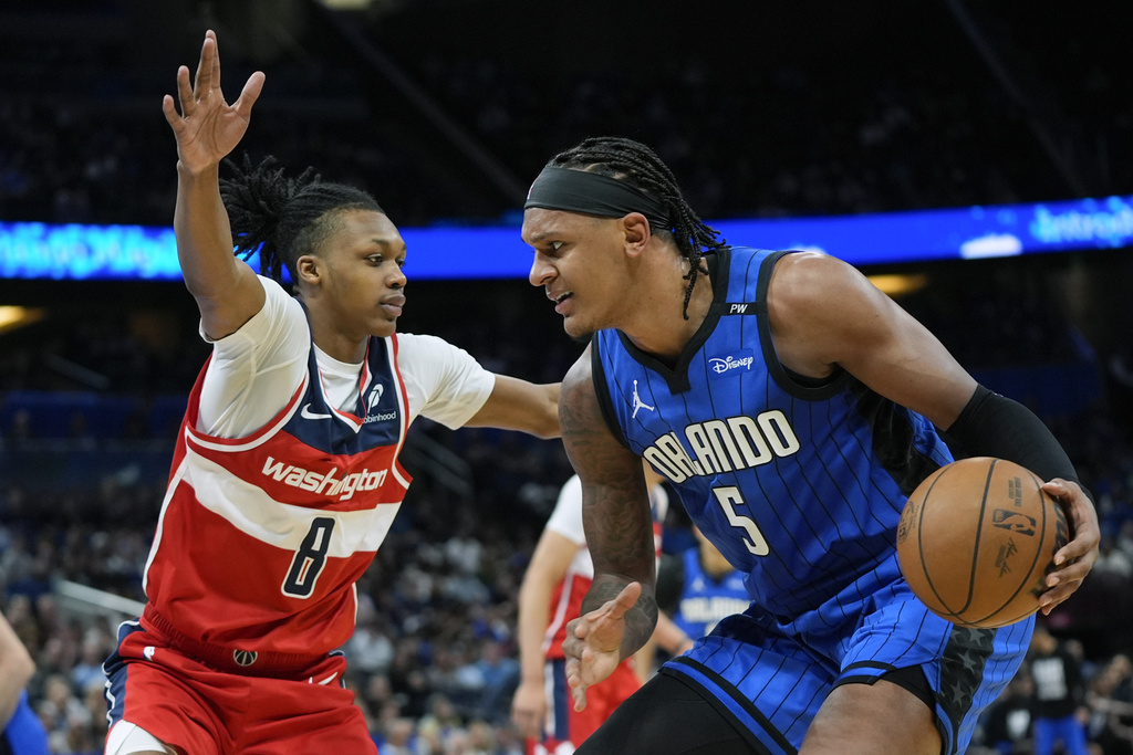 Franz Wagner and Anthony Black each score 23 points in the Magic's 110 ...