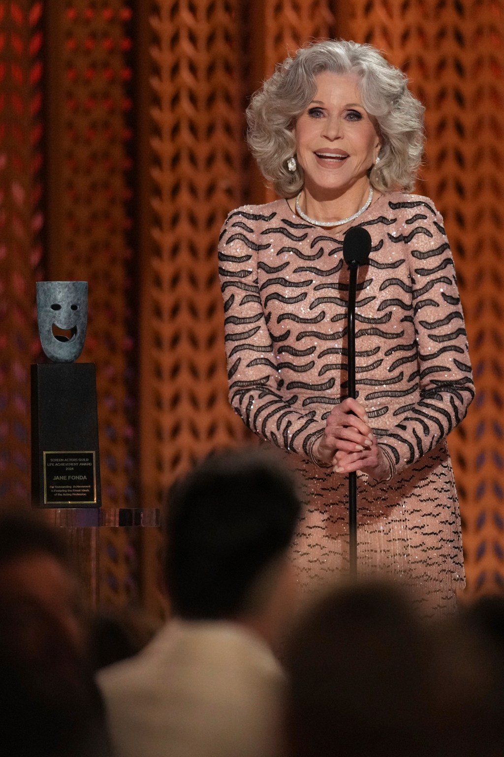 Jane Fonda declares she’s ‘not done’ in SAGs 2025 Life Achievement ...