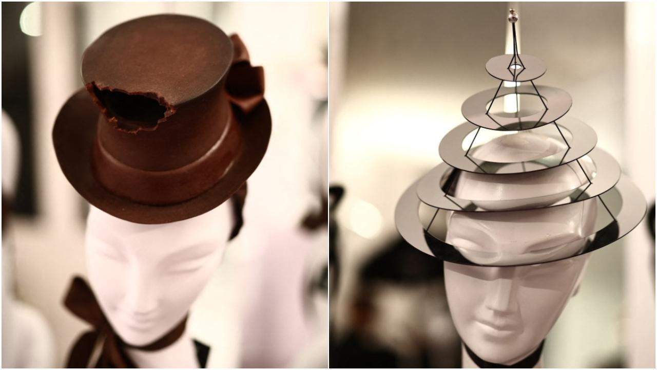 IN PHOTOS Innovative hats steal the spotlight at London Fashion Week 2025