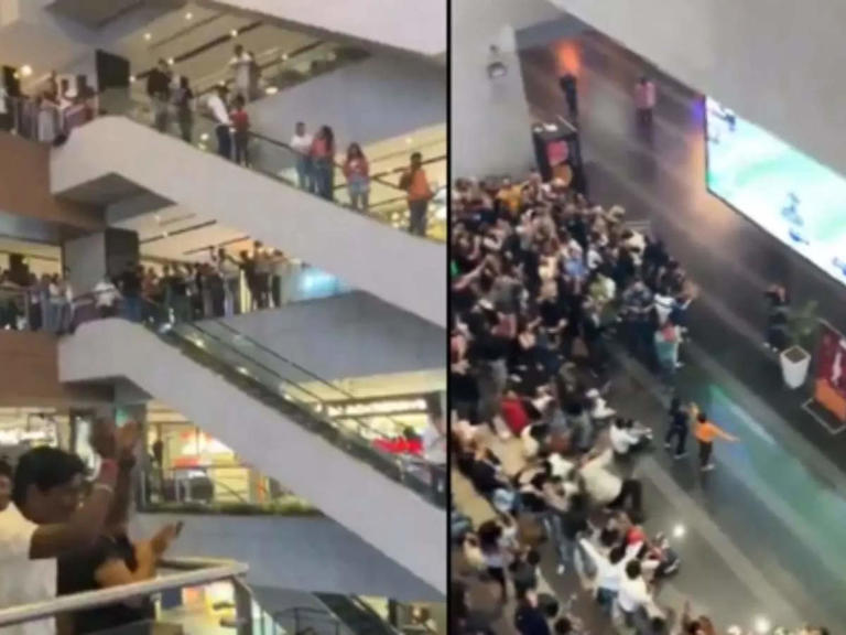 Bengaluru mall comes to a complete halt to celebrate Virah Kohli's 82nd ...