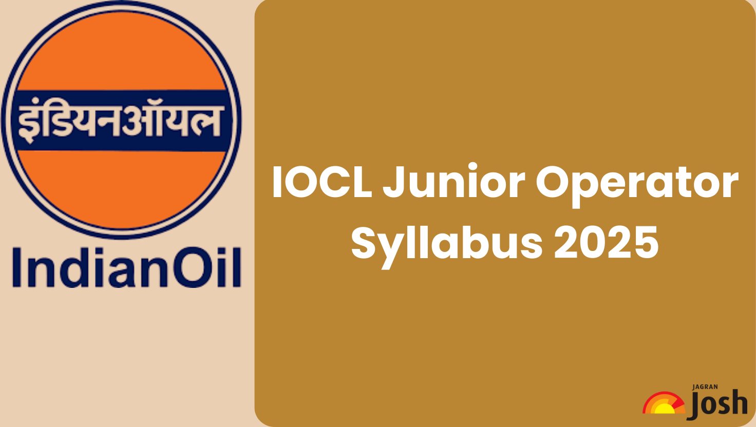 IOCL Junior Operator Syllabus 2025 and Exam Pattern: Check Important Topics