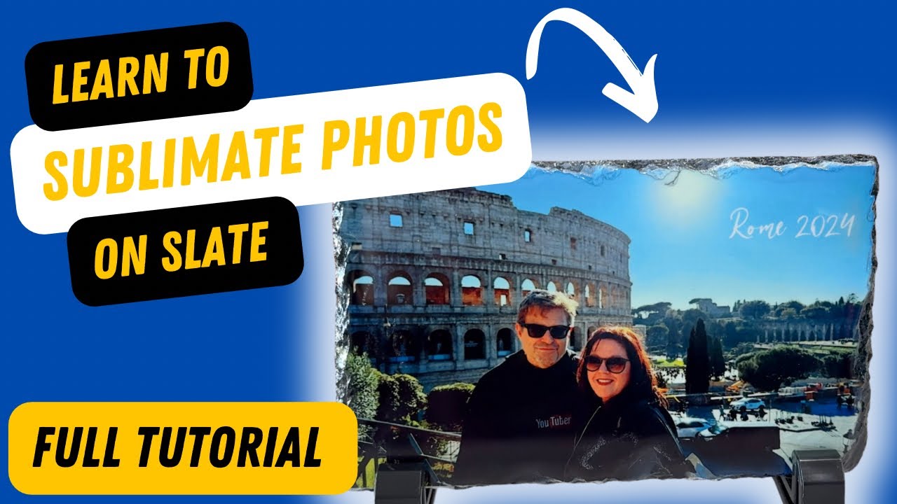 Sublimate Photos on Slate: Full Tutorial