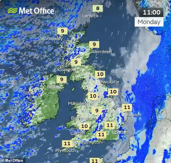 Weather map reveals where torrential rain and flooding will hit UK