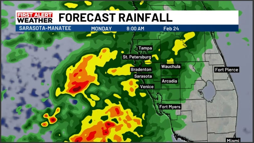 First Alert Weather: Expect rain, some of it could be heavy at times