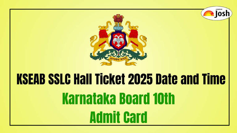 KSEAB SSLC Hall Ticket 2025 Date and Time: Karnataka Board 10th Admit ...