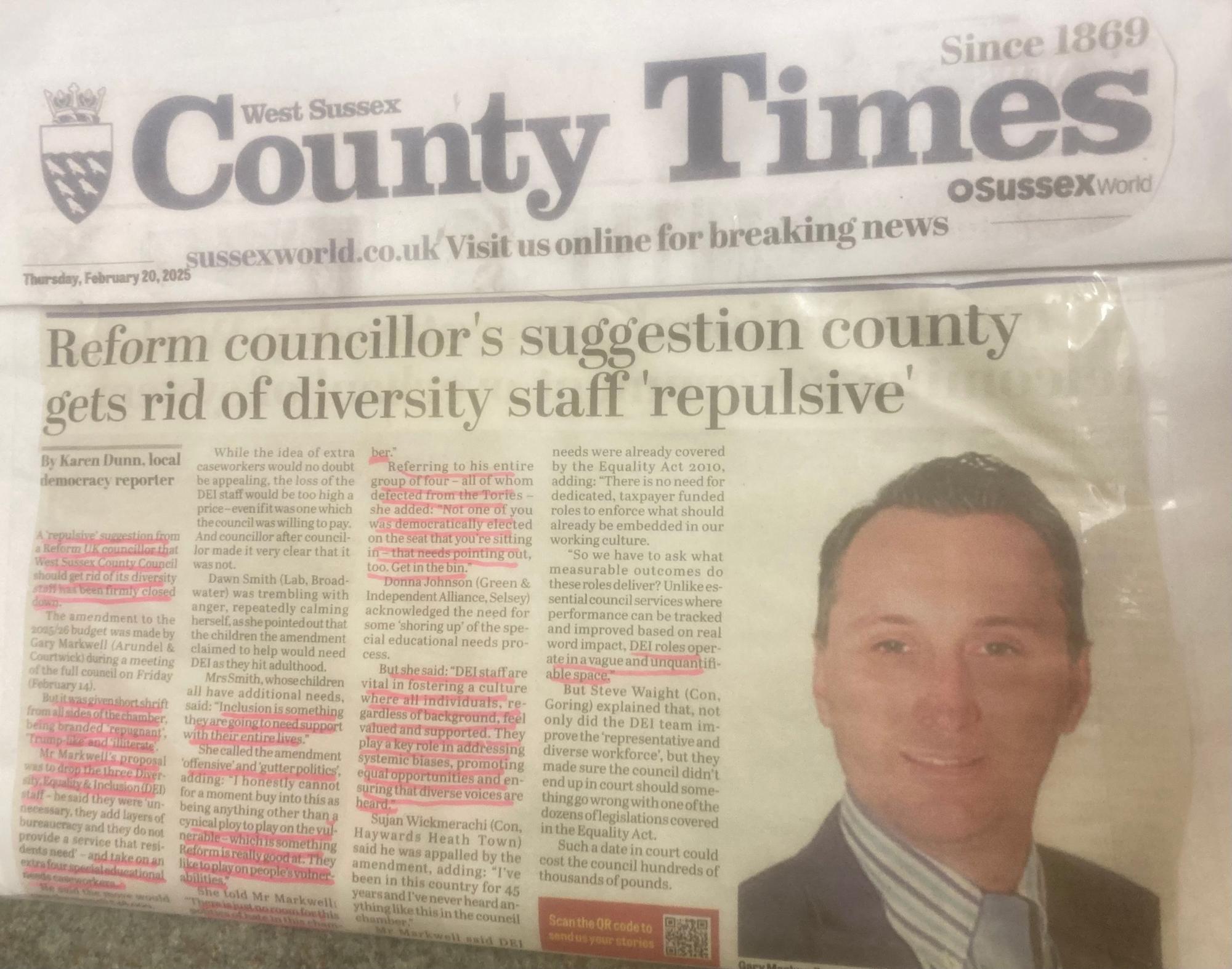 Letter to the editor: Let history speak