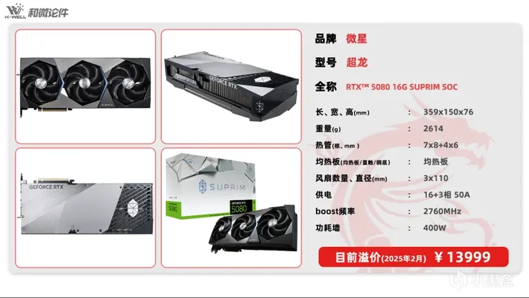 5080全品牌全型号用料、供电、价格，外观图鉴，天梯图。