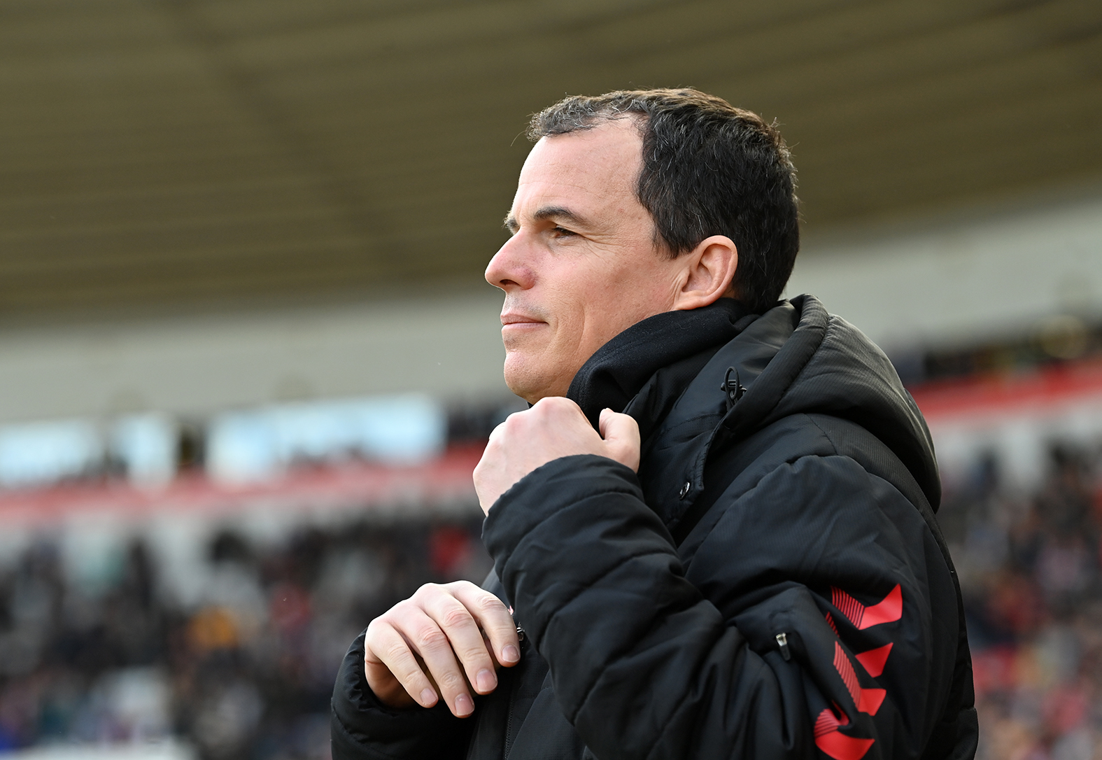 Photo shows Sunderland’s new-look set-up at the Academy of Light under ...