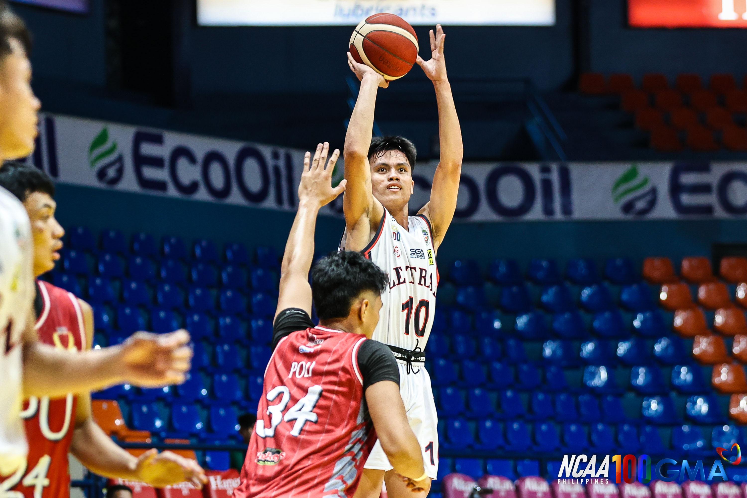 Lebron Jhames Daep, Jhuniel Dela Rama star for Perpetual, Letran in ...
