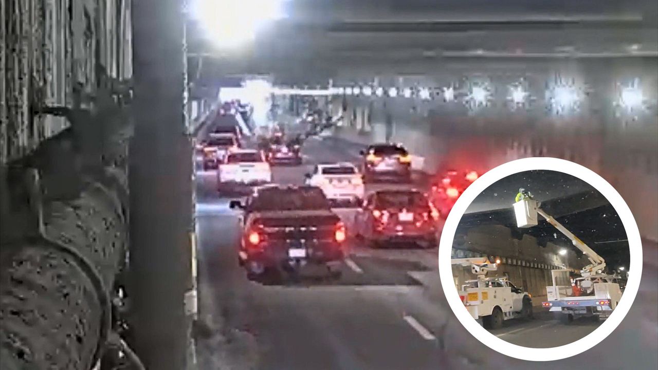 Concrete falls from Massachusetts Prudential Tunnel ceiling into traffic