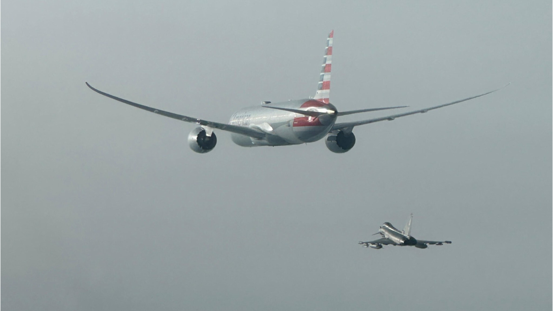 American Airlines Flight Diverted to Rome After Bomb Threat, Escorted ...