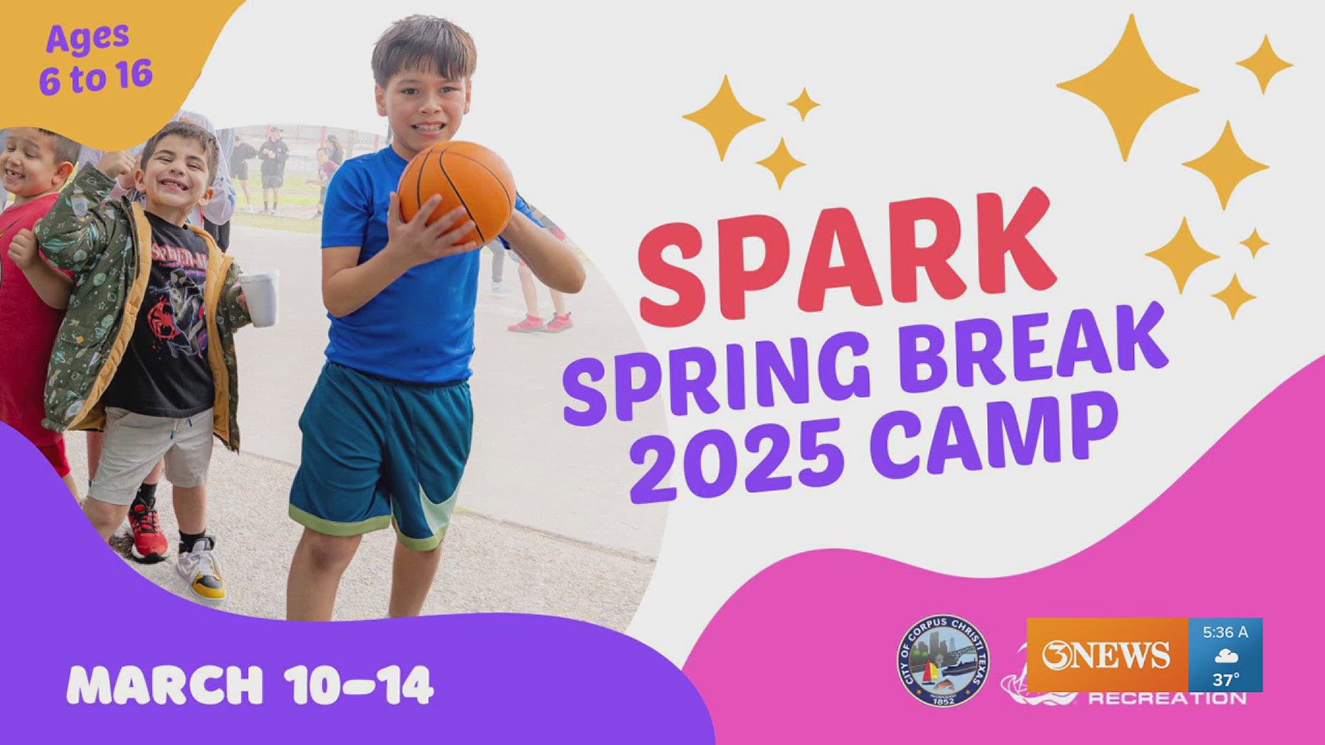 Kids' Spring Break Camp begins Mar. 10