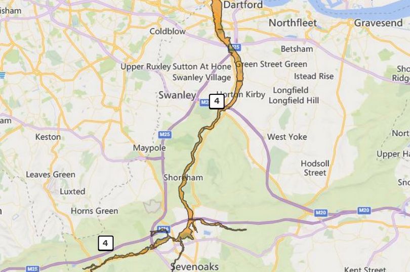 Seven flood alerts for Kent after heavy rain across county