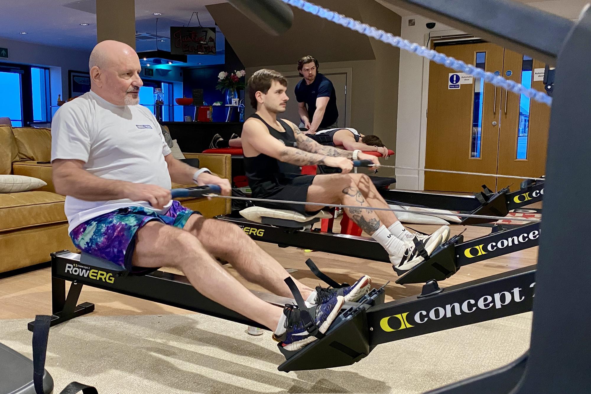 Row-athon powers fundraising drive for Matt Hampson Foundation