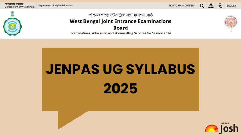 JENPAS UG Syllabus 2025: PDF Download For Exam Topics, Check Exam Pattern