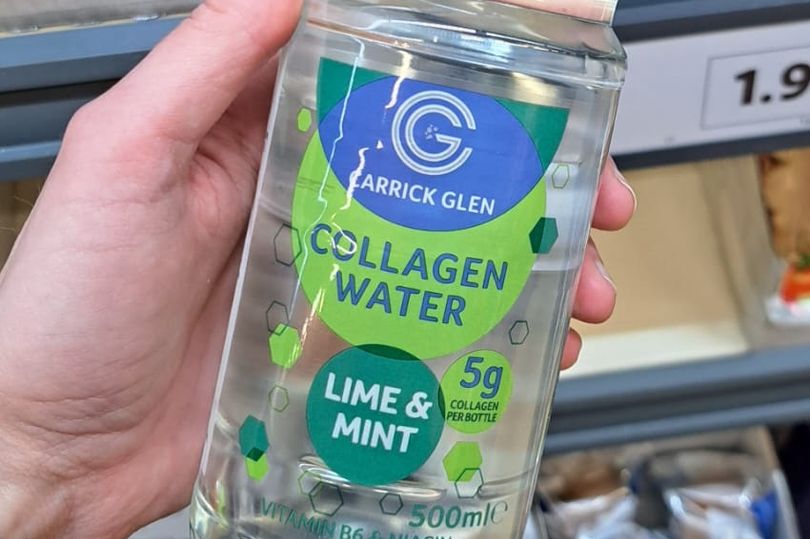 Lidl's new 79p collagen water smooths wrinkles, strengthens hair and ...