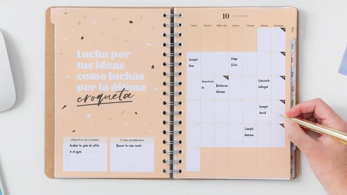 Agendas perfectas para planificar tu año con estilo