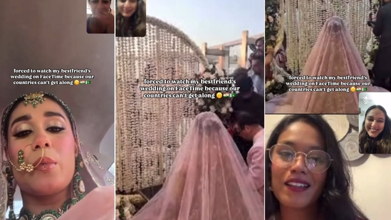 Indian woman attends Pakistani bestie's wedding on FaceTime: ‘So close ...