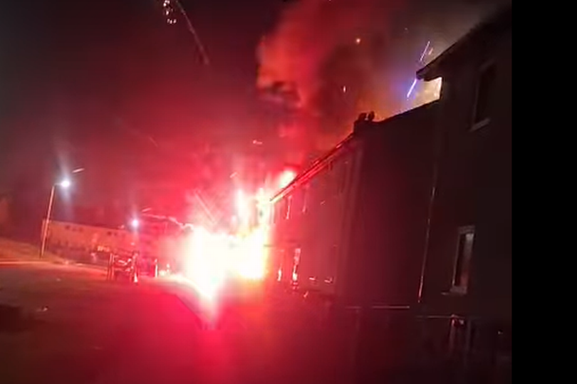 Van filled with fireworks explodes on Clydebank street as terrified ...