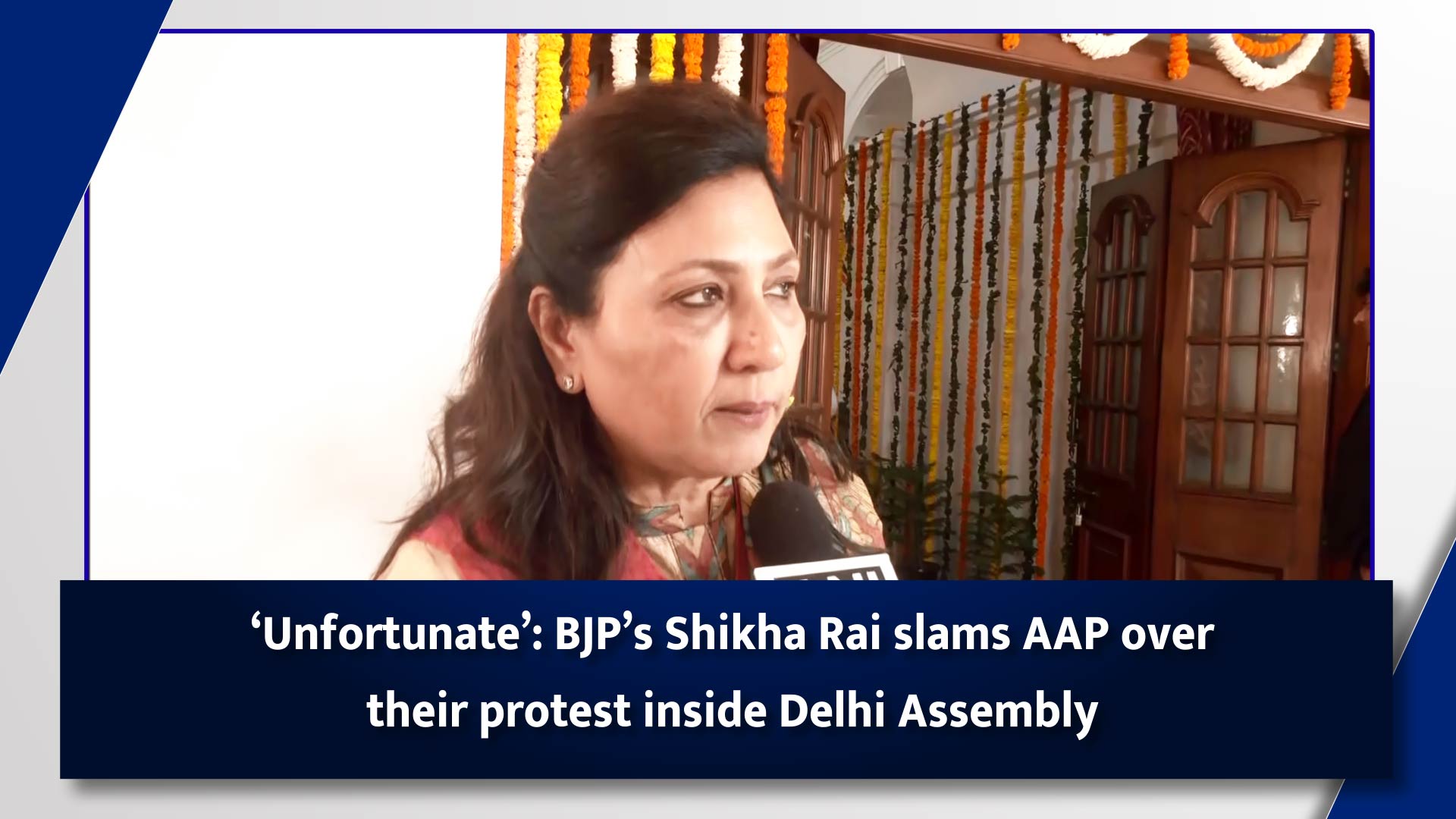 ‘Unfortunate’: BJP’s Shikha Rai slams AAP over their protest inside ...