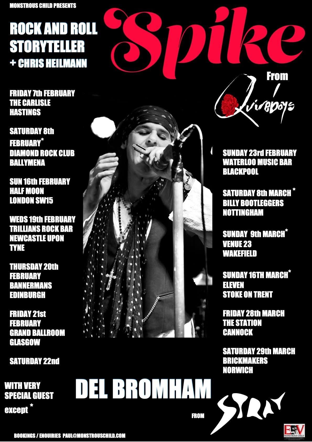 Collecting more information - Rock’n’Roll Storyteller Spike on the road