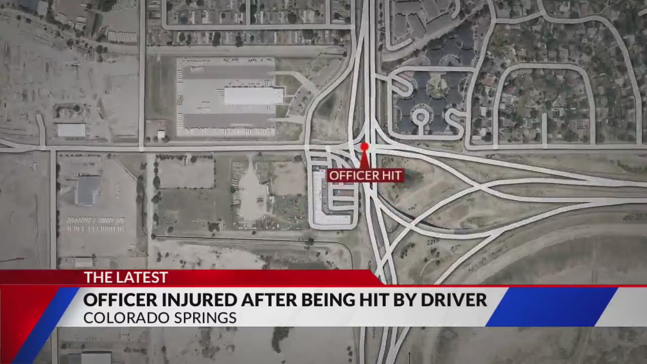 CSPD: Officer injured when patrol car hit by driver