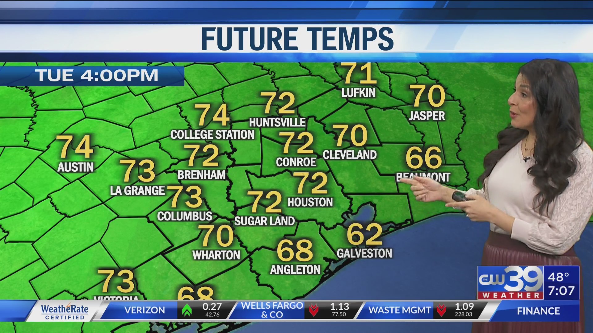 Warming up this week but another cold front coming