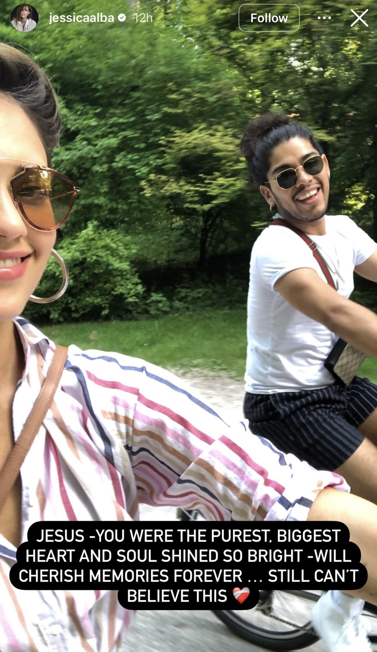 Rosalia and Jessica Alba among celebrities leading tributes for Jesus ...