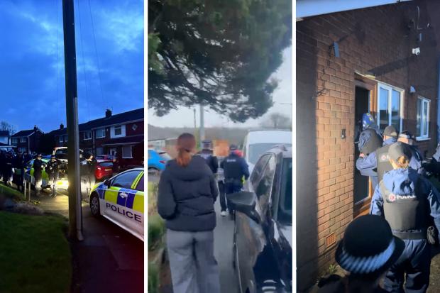 Dawn raid at property as part of investigation into drug dealing and ...