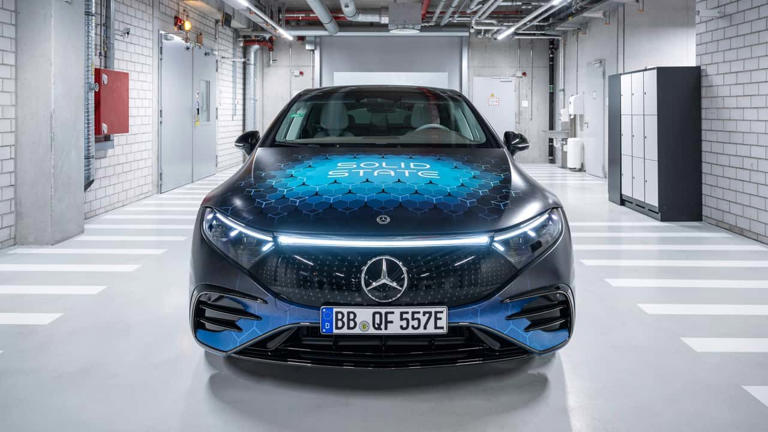 Mercedes' Solid-State Battery Prototype Comes Out Of The Lab, Onto The Road