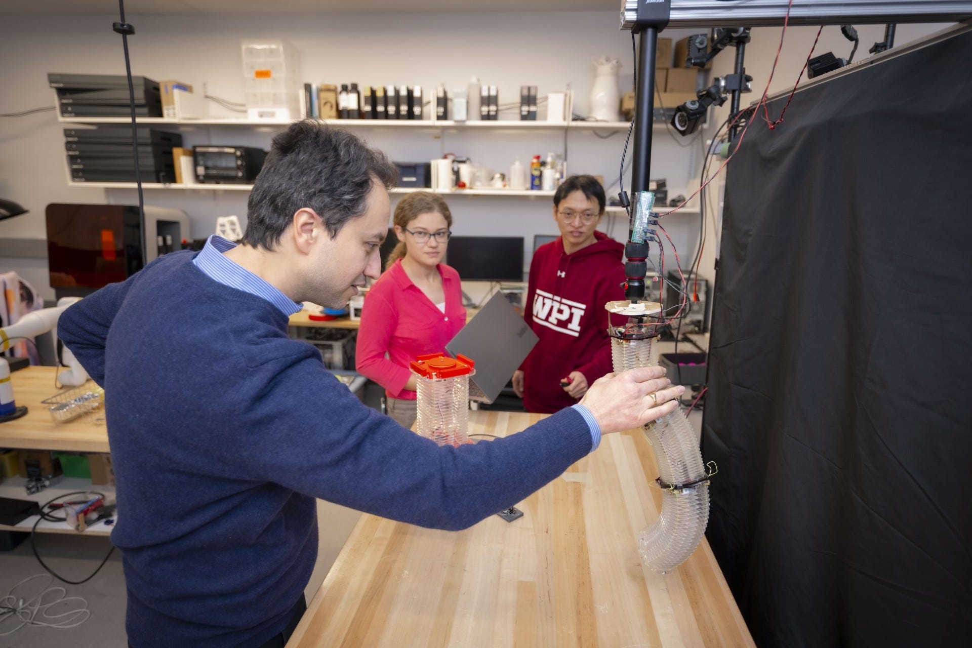 WPI robotics engineers use origami to create human-friendly robotic arm