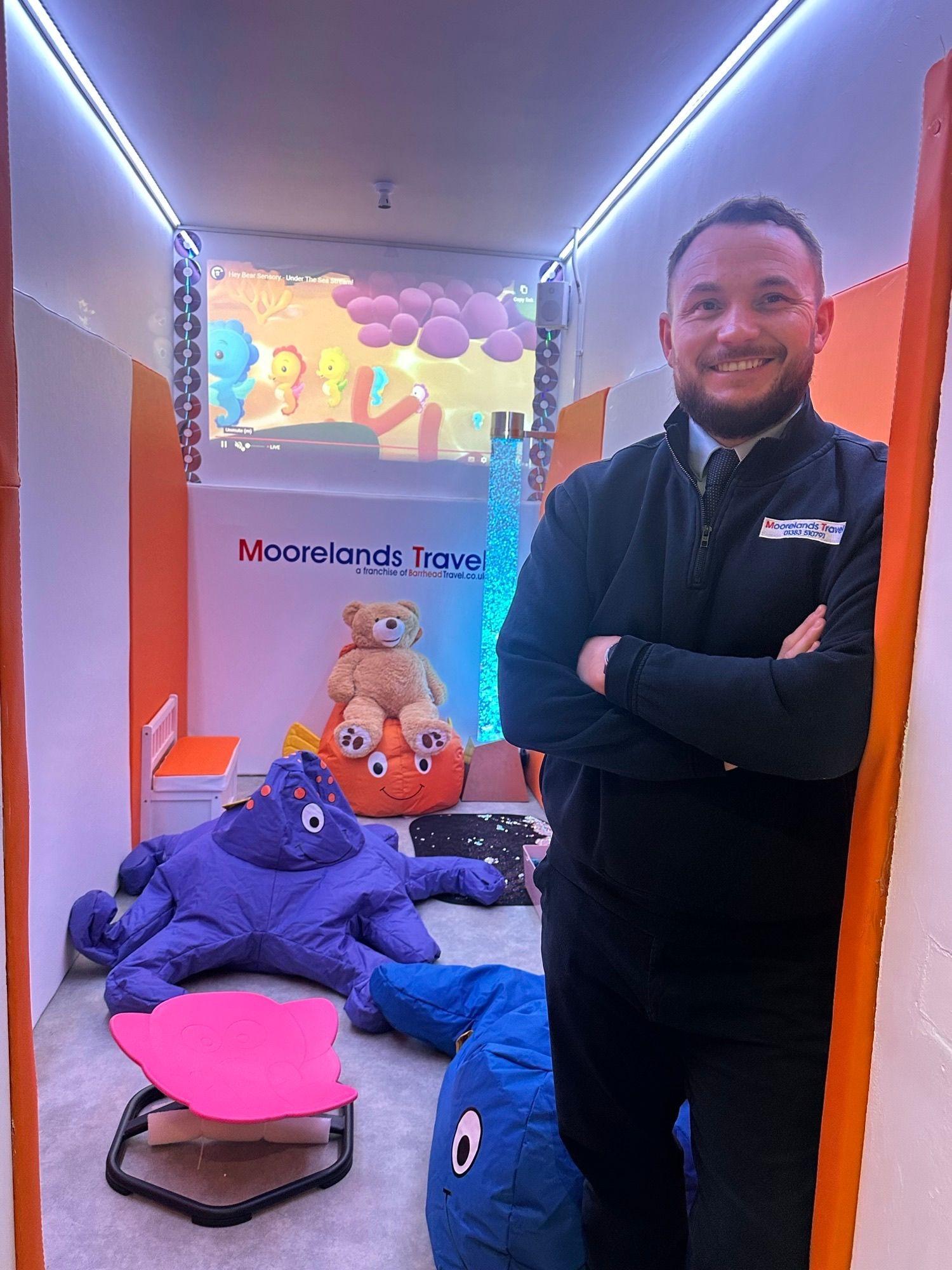 Moorelands Travel opens industry-leading sensory room