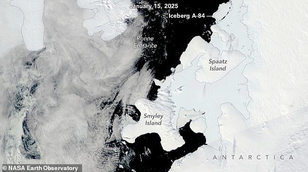 See the birth of a new ICEBERG in Antarctica