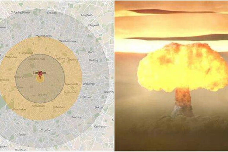 Horrifying WW3 simulation shows damage Russian strike would cause