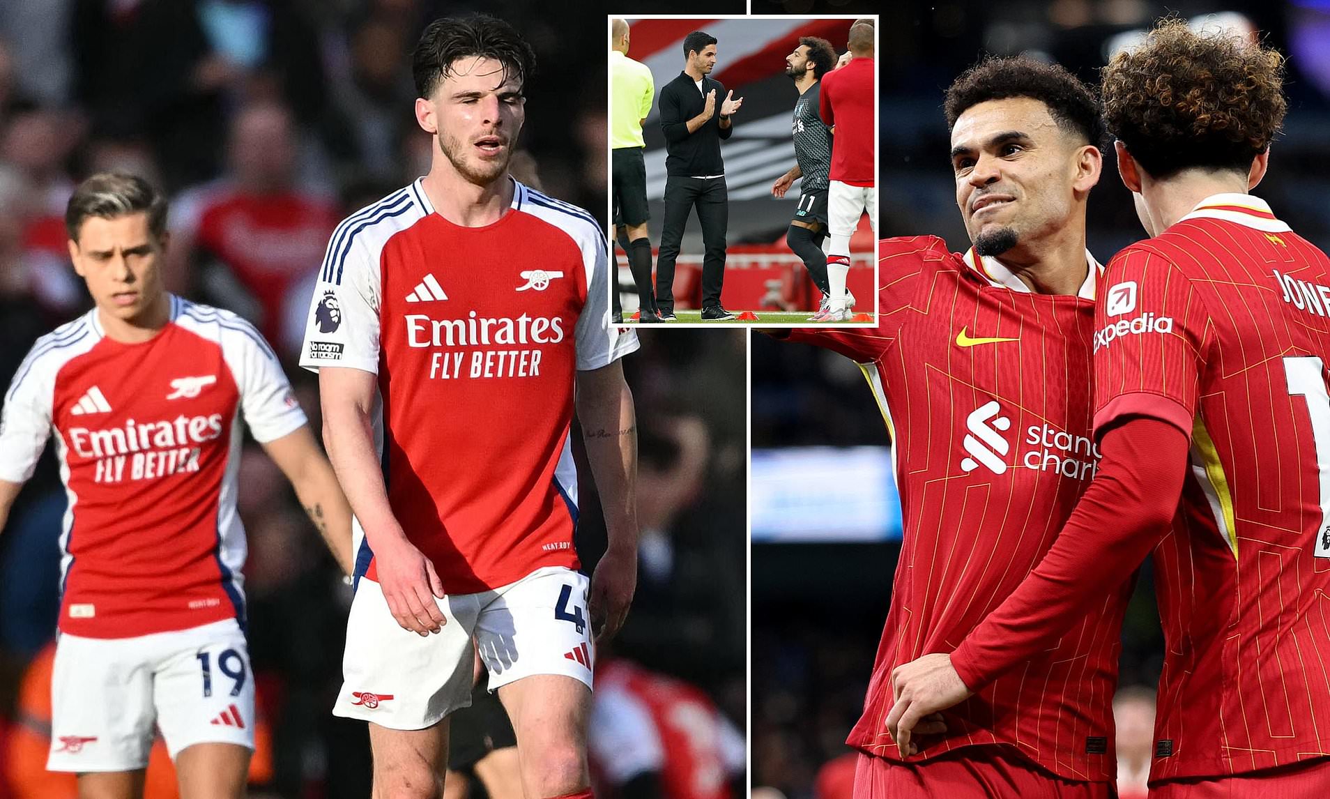 Arsenal fans fear they will have to give title rivals Liverpool a guard ...
