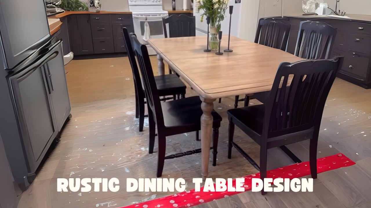 Weathered Farmhouse Table: Rustic Dining Table Design