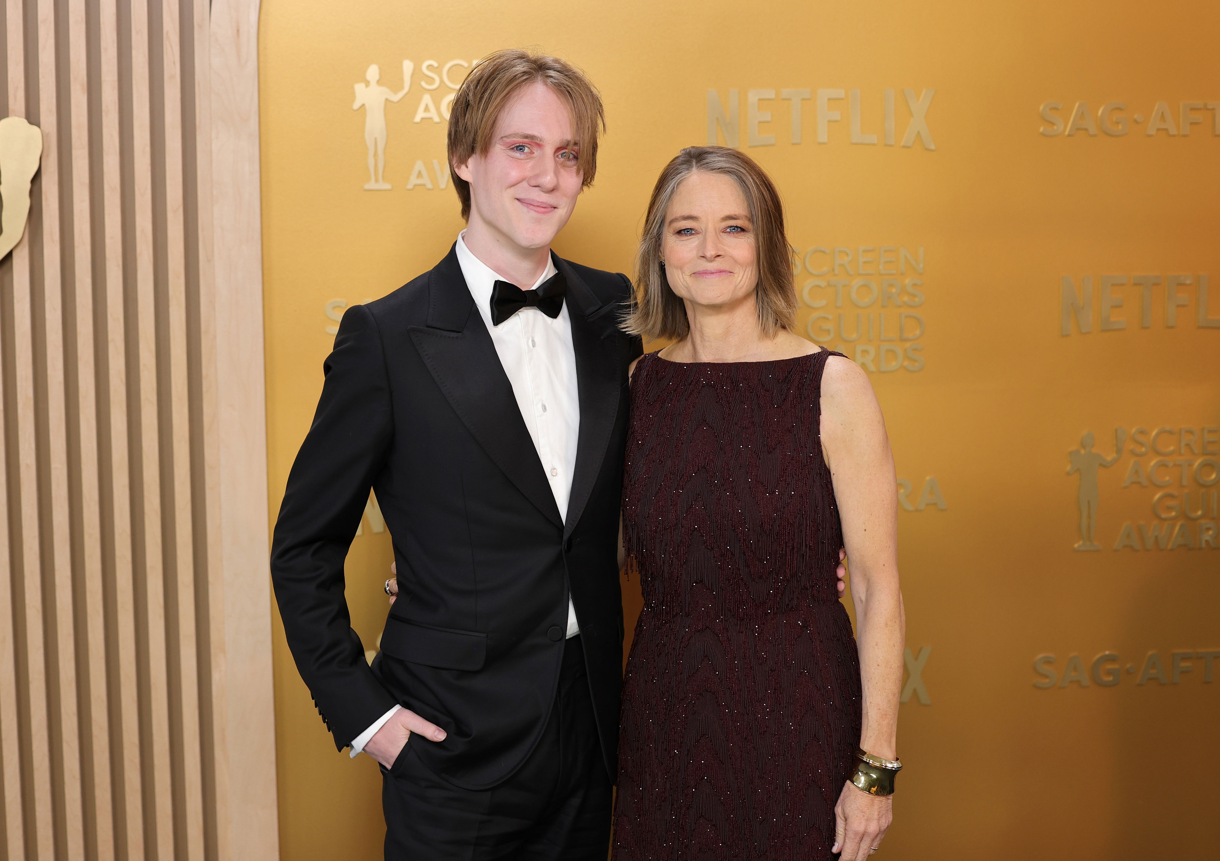 SAG Awards: Jodie Foster’s Son Charlie, 26, Makes Rare Appearance