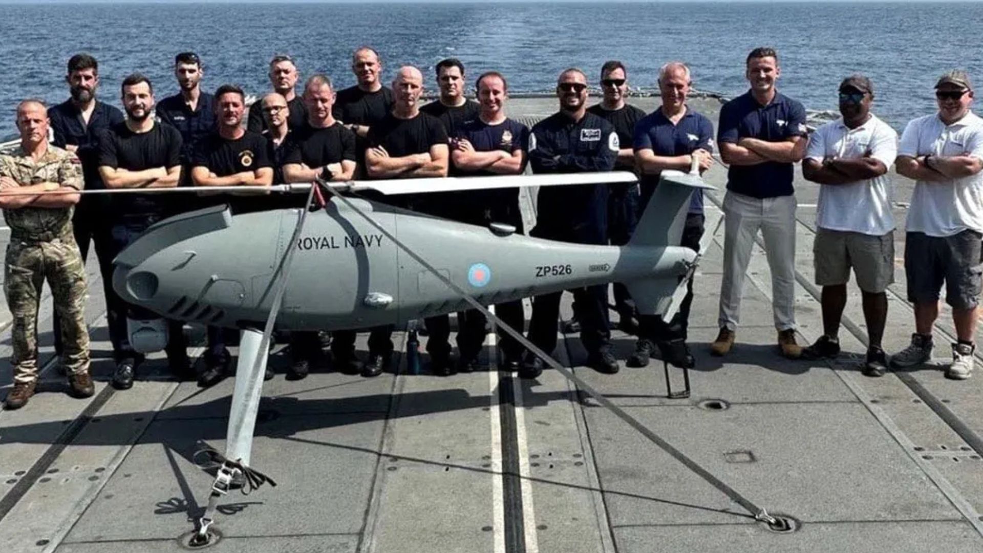 UK Navy’s new 125 mph mini-helicopter drone aids drug hunts with multi ...