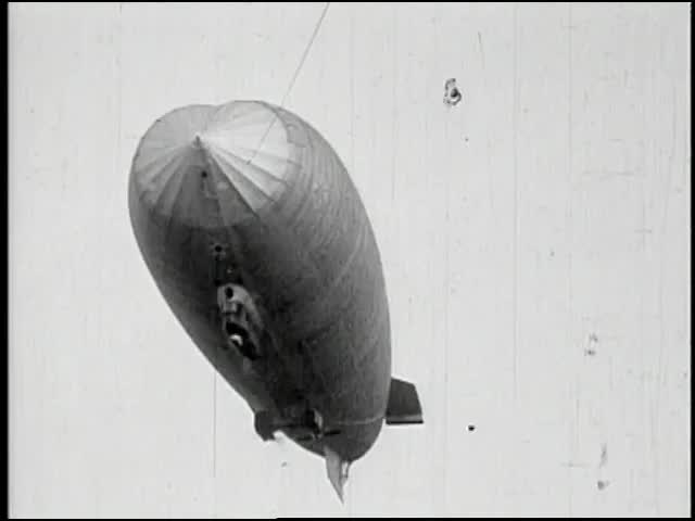 USS Los Angeles Airship: Takeoff, Landing & Mooring Mast