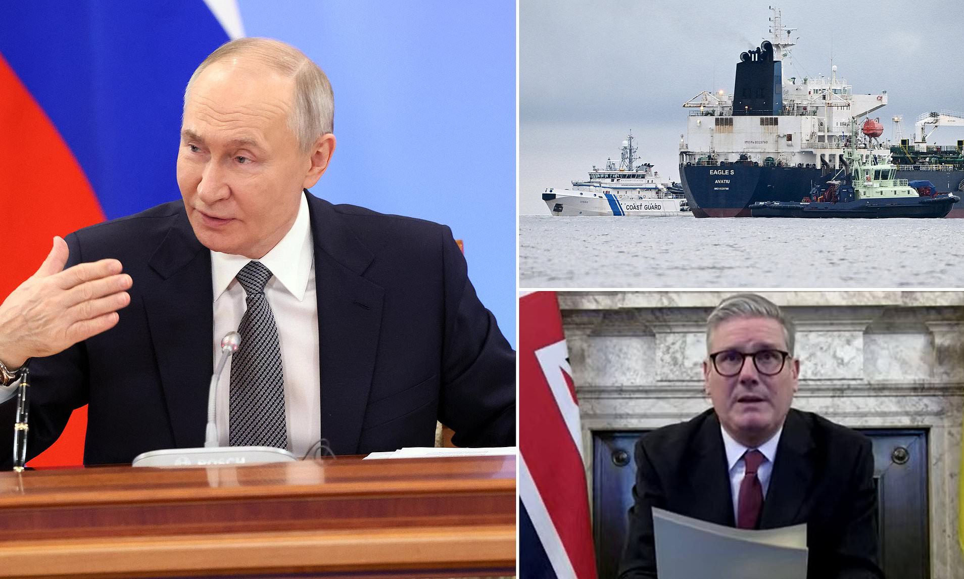 UK hits Putin's cronies and Kremlin shadow fleet with sanctions blitz