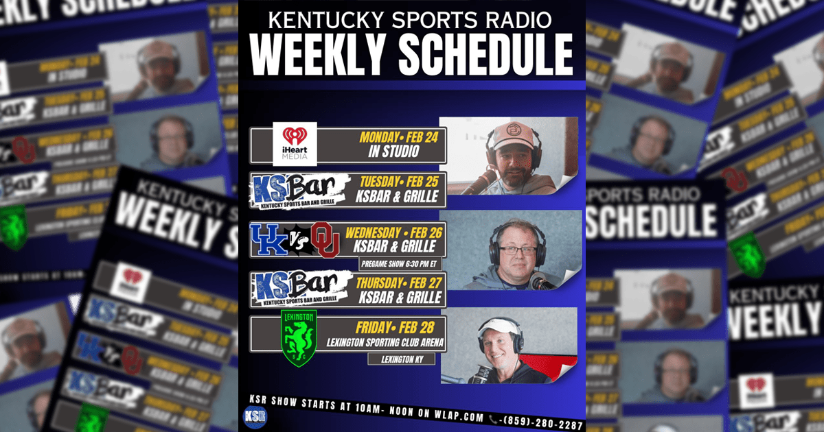 KSR Show, 2/24: Live at 10 a.m. from the Louisville and Lexington studios